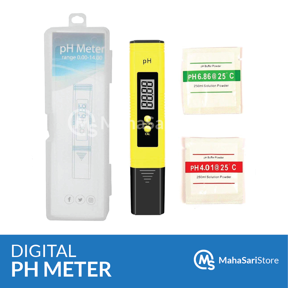 Jual pH Meter Digital Alat Ukur Keasaman / Asam Tester Air Hidroponik ...