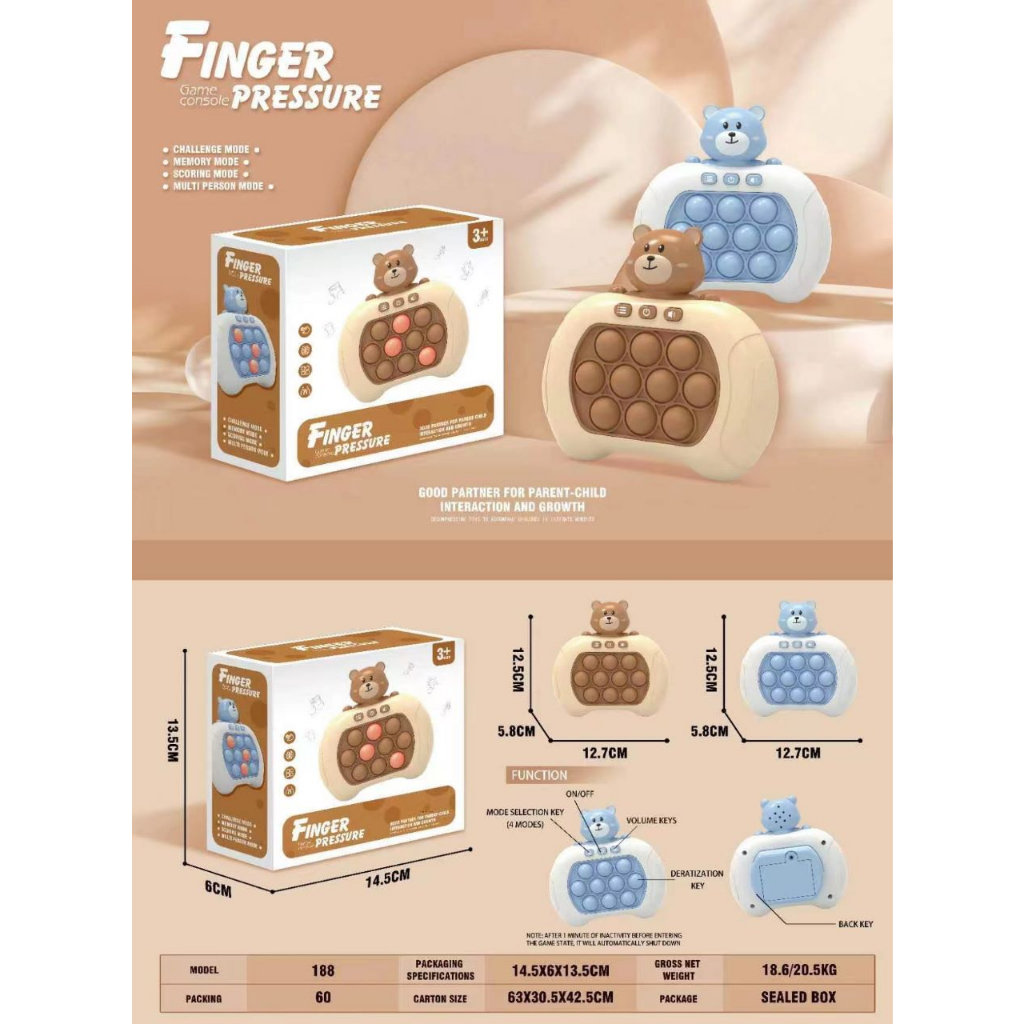Jual Pop It Push Bubble Fidget Toys pop it game elektrick electic POP ...