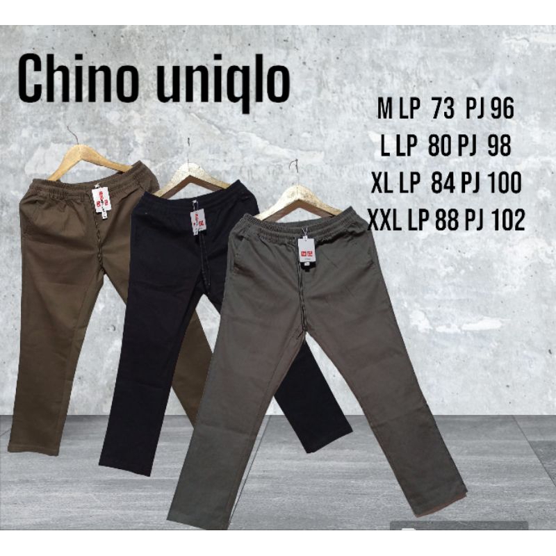 Jual uniqlo. Celana panjang Chinos unisex/ original dewasa | Shopee ...