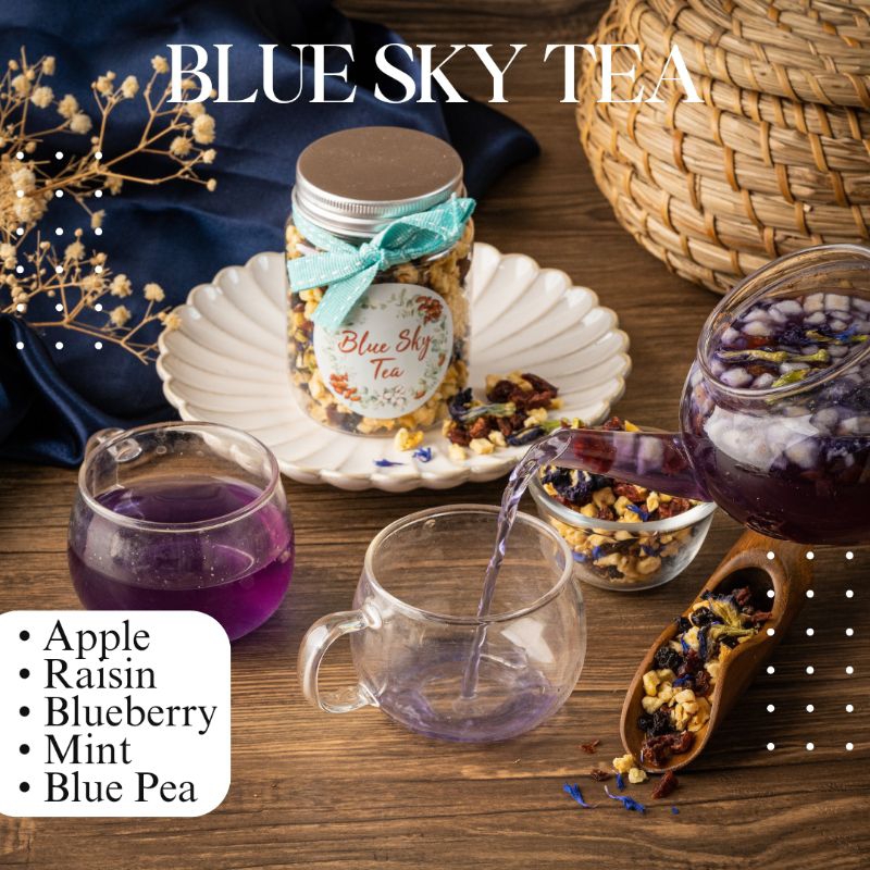 Jual CHRYSTEA || Blue Sky Tea 50gr | Shopee Indonesia