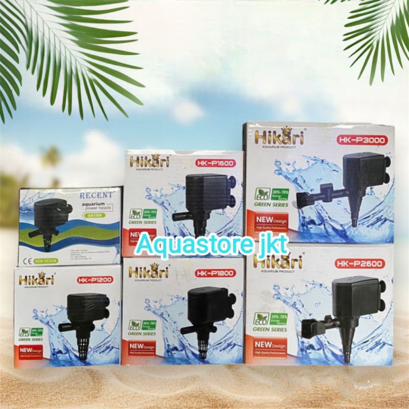 Jual POMPA AQUARIUM HIKARI 1200 1500 1600 1800 2600 3000 POMPA CELUP ...