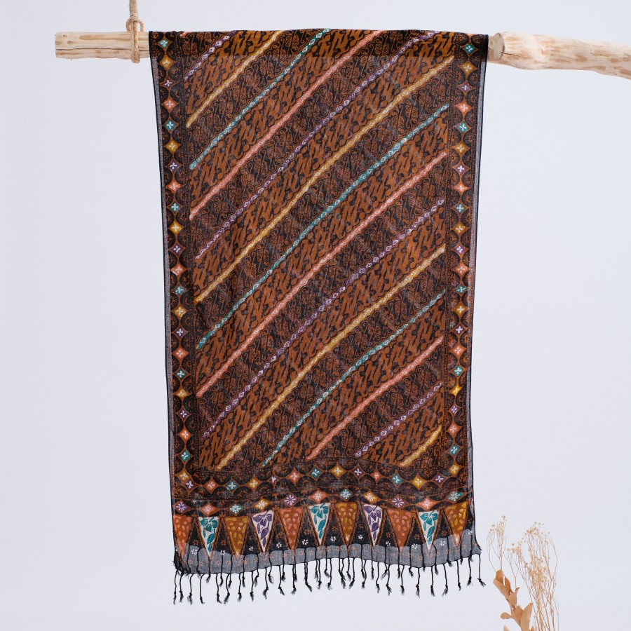 Jual Selendang Batik Seno Kelir Pekalongan Meradelima Katun Paris ...