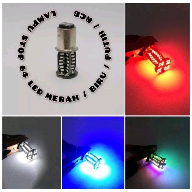 Jual LAMPU LED STOP REM 64MATA/LED PUTAR KEDIP UNIVERSAL | Shopee Indonesia