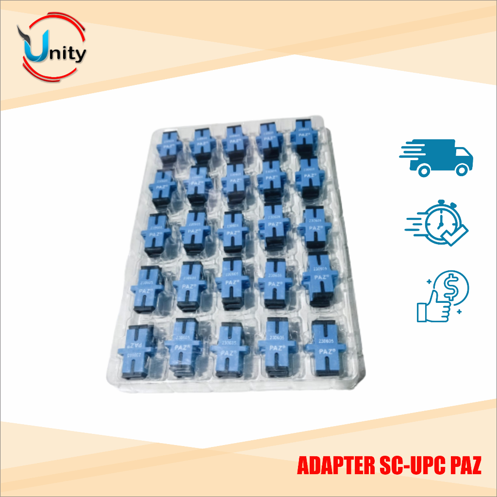 Jual [𝐇𝐈𝐆𝐇 𝐐𝐔𝐀𝐋𝐈𝐓𝐘] 50 PCS Adapter Fiber Optik SC UPC Sambungan Fast ...