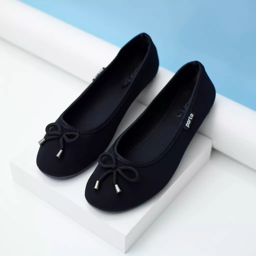 Jual PORTO - Sepatu Wanita Ballet Flatshoes / Sepatu Kain Nyaman dan ...