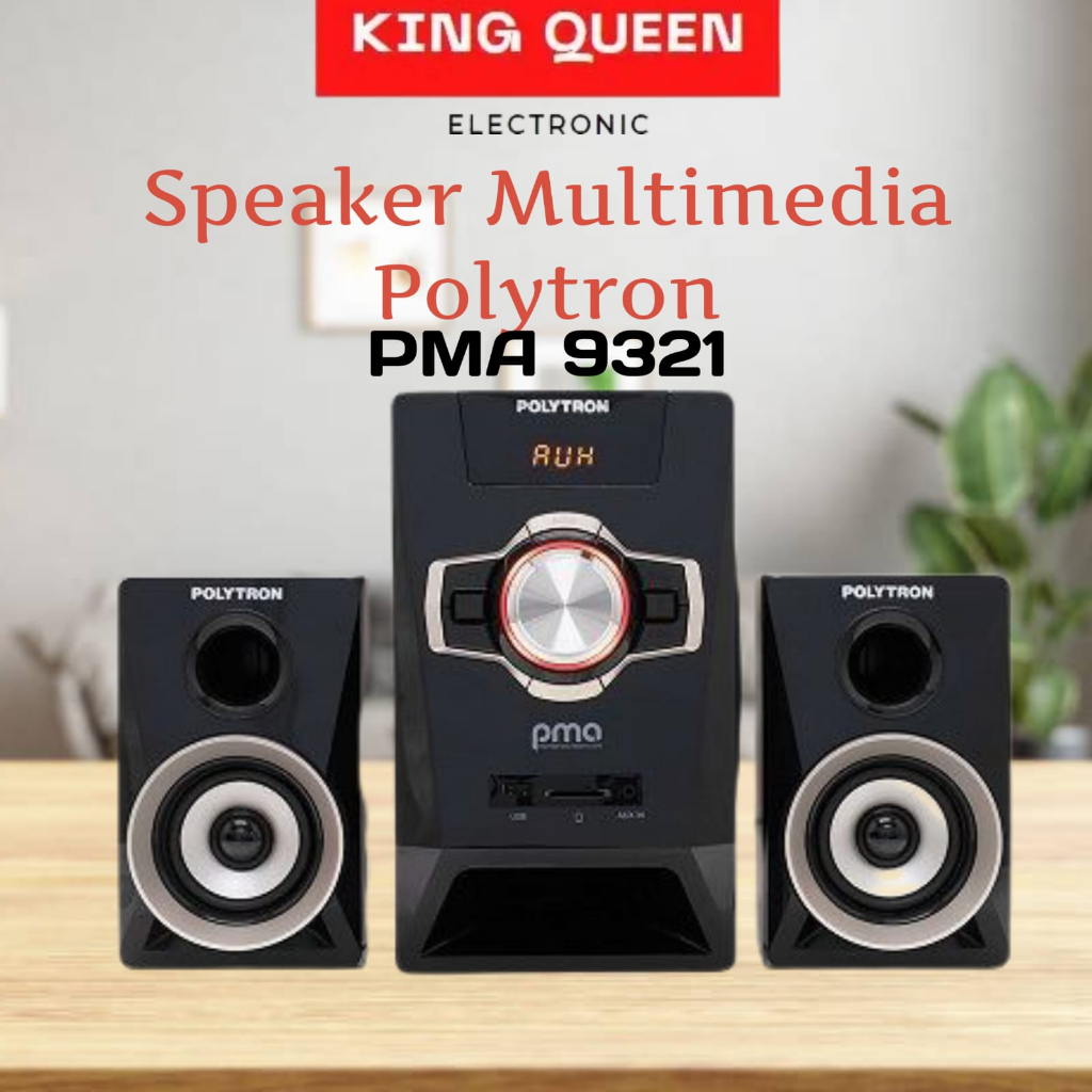Jual Speaker Multimedia Polytron PMA 9321 /B ( FM Radio + Bluetooth 5.0 ) | Shopee Indonesia