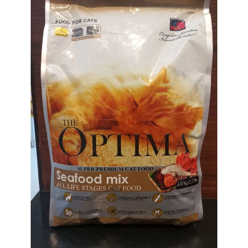 Jual Optima Cat Seafood Mix 1kg | Shopee Indonesia