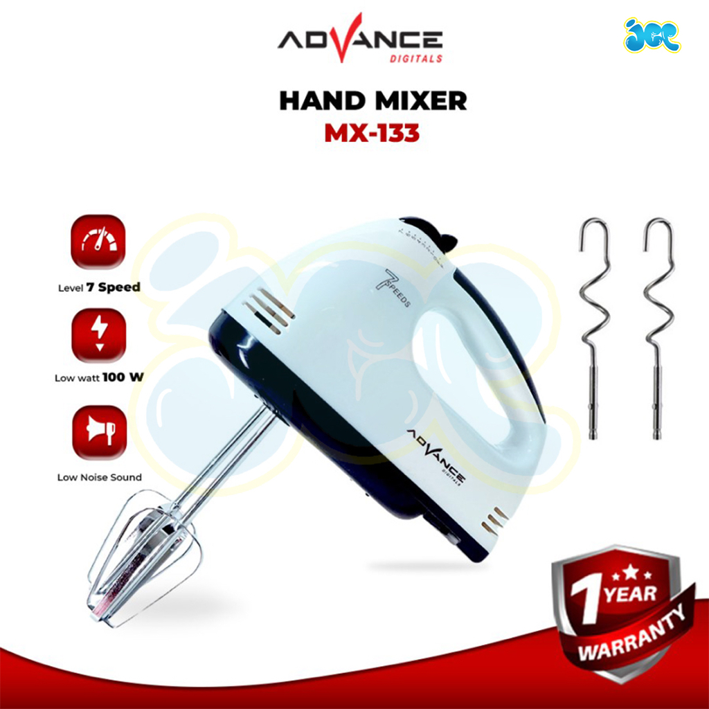 Jual Advance Electric Hand Mixer (MX-133) Pengaduk Tangan/Pengocok ...