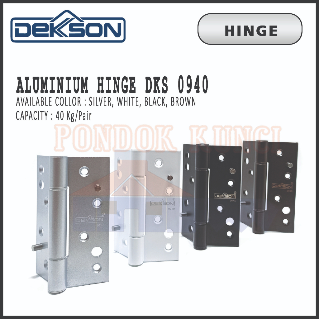 Jual Engsel Pintu Aluminium Dekkson 0940 Engsel Kupu Kupu 4" Inch (1 ...