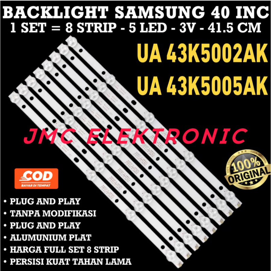 Jual BACKLIGHT TV LED SAMSUNG 43 INCH 43K5002 43K5005 UA43K5002 UA43K5005 UA43K5002AK ...