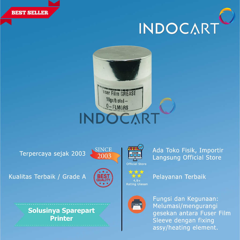 Jual Pelumas anti/tahan panas-Grease Pemanas Fuser Film Printer-10gr ...