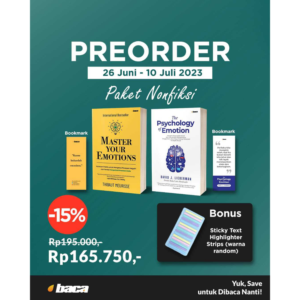 Jual Buku Master Your Emotions - Thibaut Meurisse - Baca | Shopee Indonesia