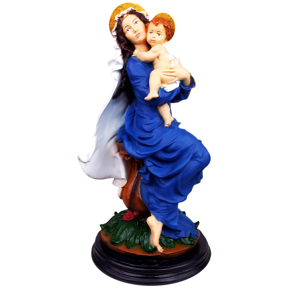 Jual Patung Maria Bunda Gendong Kanak Bayi Yesus Besar Size 35 Arca ...