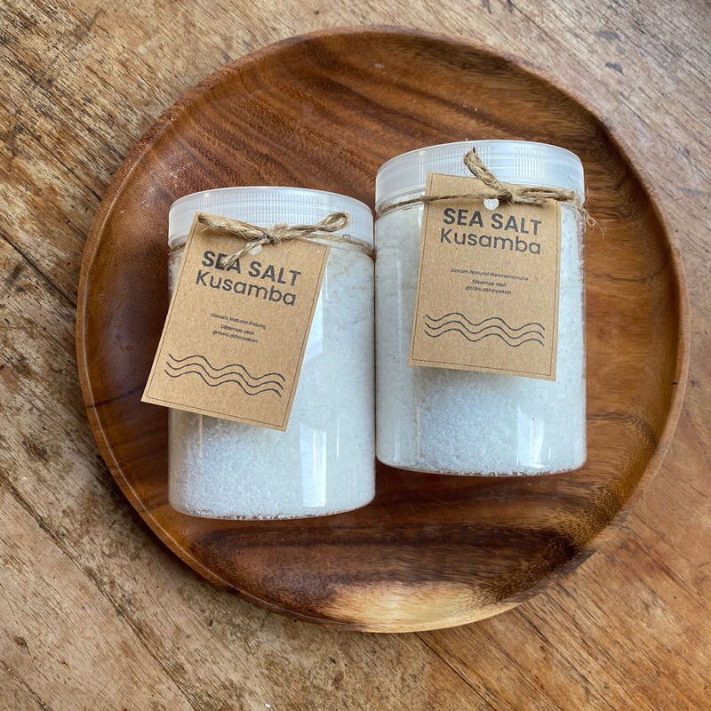 Jual GARAM LAUT MURNI KUSAMBA 500gr- NATURAL SEA SALT-SEA SALT non ...