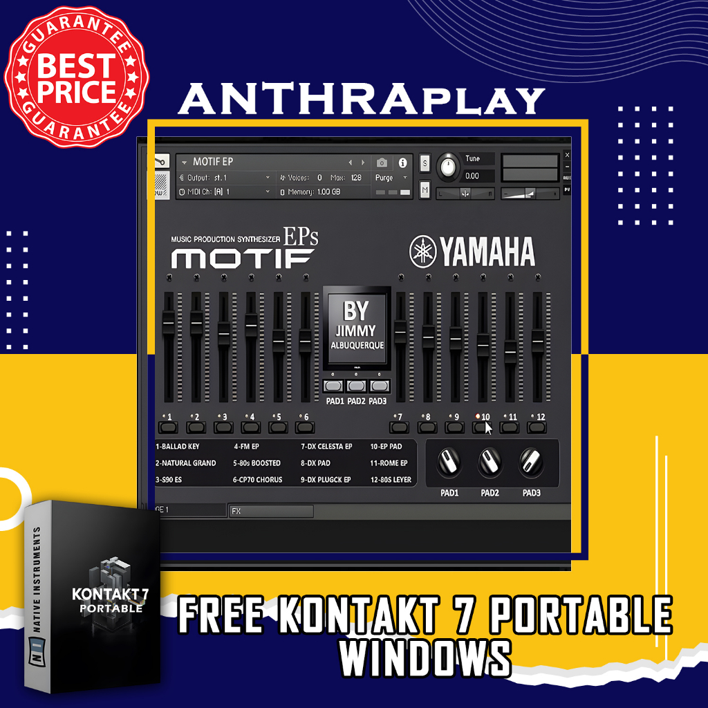 Jual MOTIF EPs YAMAHA VST-LIBRARY KONTAKT | Shopee Indonesia
