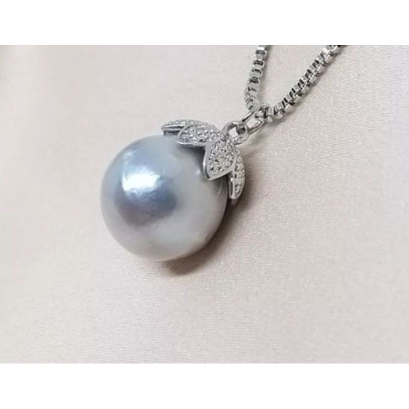 Jual Liontin Mutiara LAUT Asli | Mutiara Lombok | bahan Rodium | Shopee ...