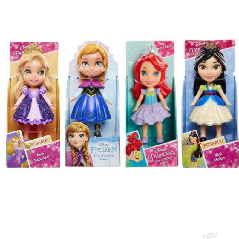 Jual MINI FIGURE TODDLER DISNEY PRINCESS FROZEN ANNE / ARIEL / MULAN ...