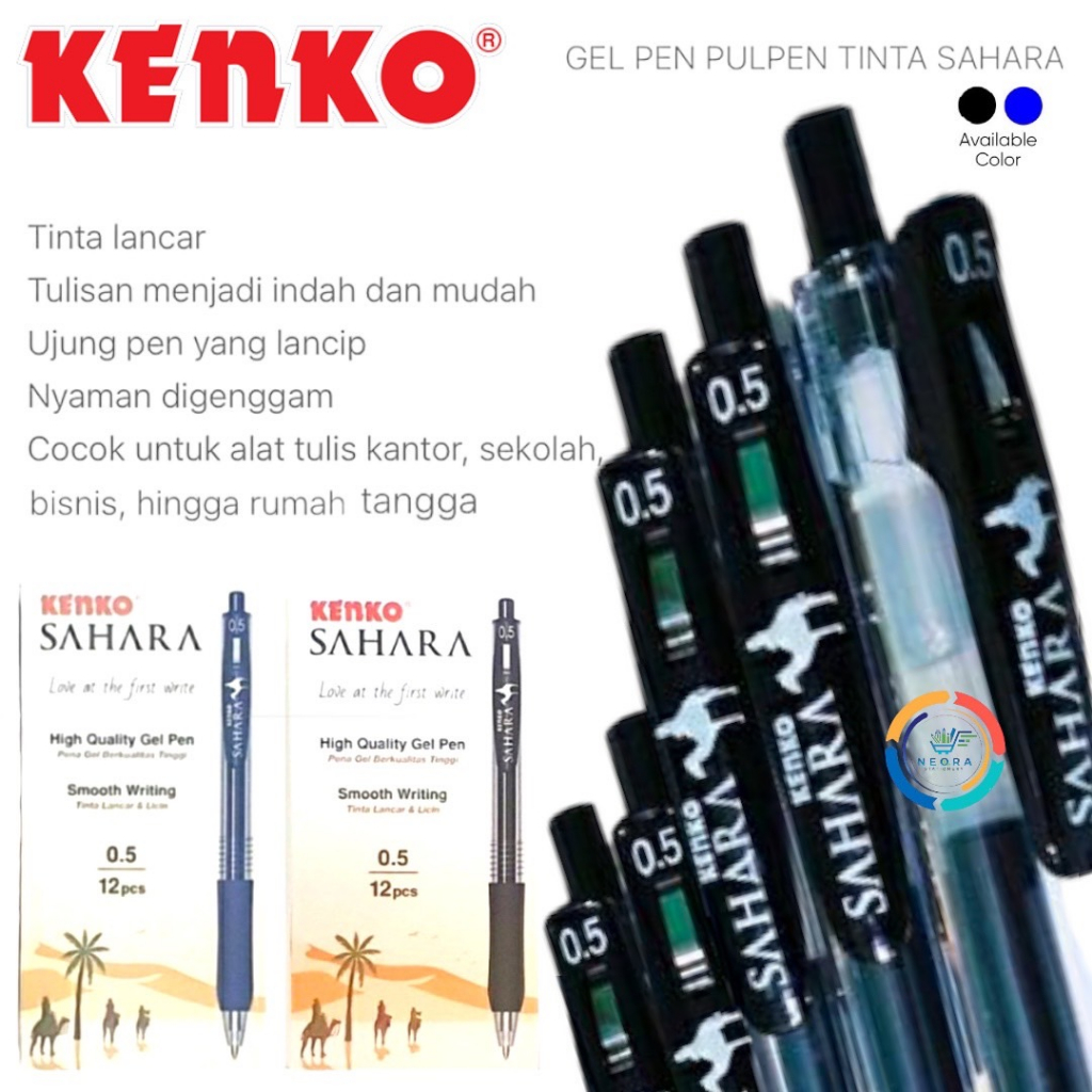 Jual Kenko Gel Pen | Sahara 0.5 mm | Shopee Indonesia