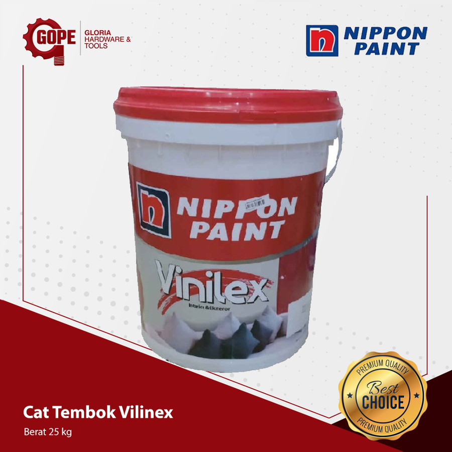 Jual Cat Tembok Vinilex Nippon Paint Pail Ukuran 25 Kg | Shopee Indonesia