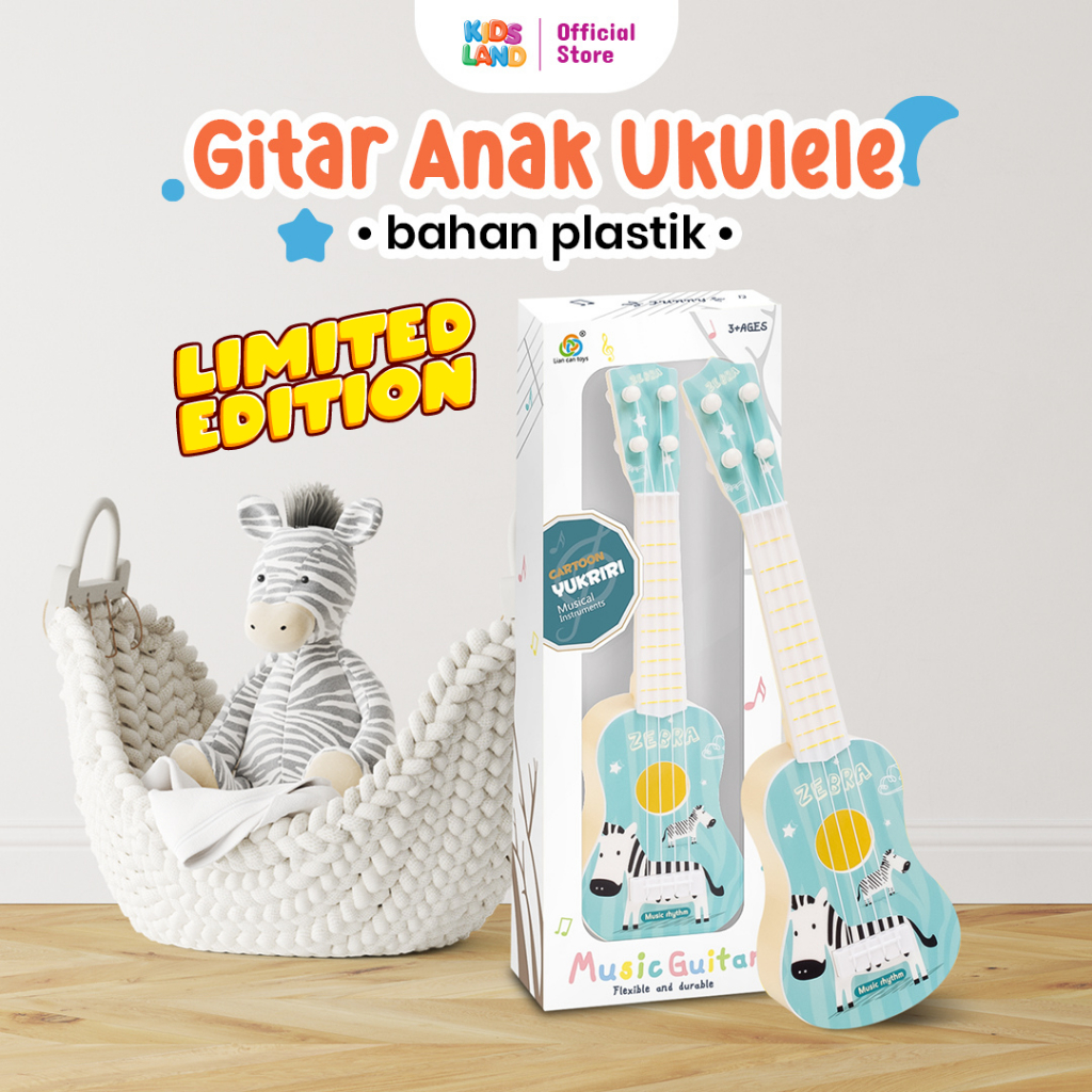 Jual KIDS LAND Gitar Mainan Ukulele Mainan Musik Anak Mainan Gitar Anak ...
