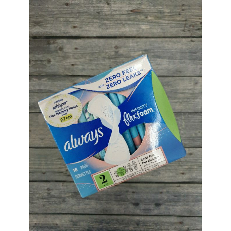 Jual Whisper Infinity Always Flexfoam Pembalut Singapore | Shopee Indonesia