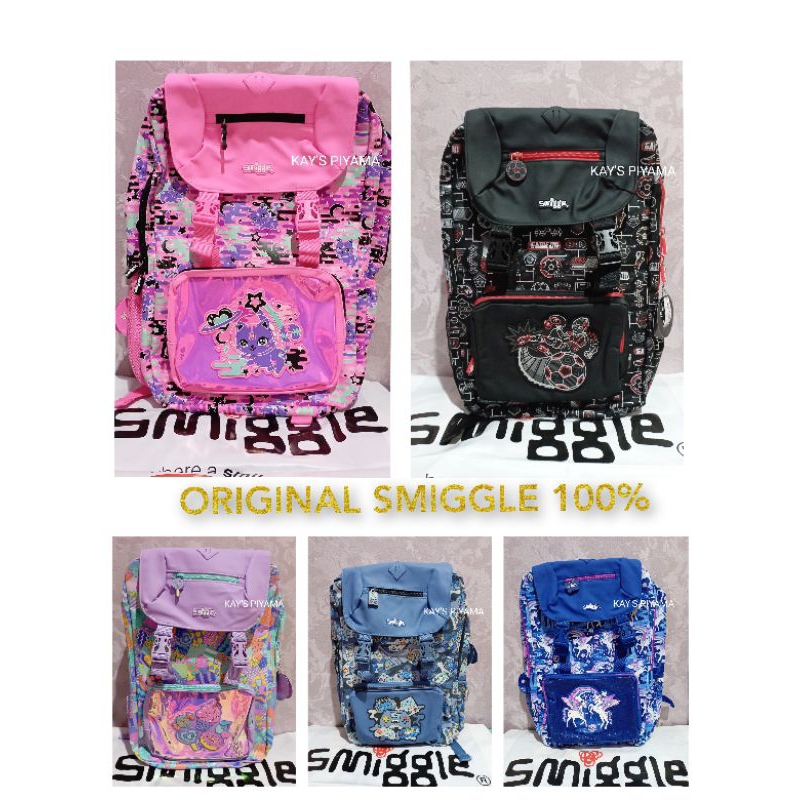 Jual SMIGGLE AWAY FOLDOVER BACKPACK ORIGINAL STORE | Shopee Indonesia