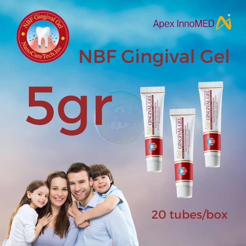 Jual NBF Gingival Gel 5g (20's) | Shopee Indonesia