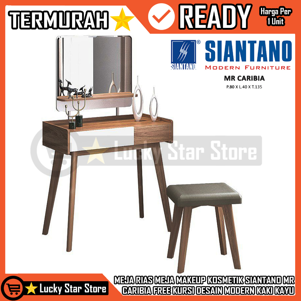 Jual (Instant) MEJA RIAS MEJA MAKEUP KOSMETIK SIANTANO MR CARIBIA FREE ...