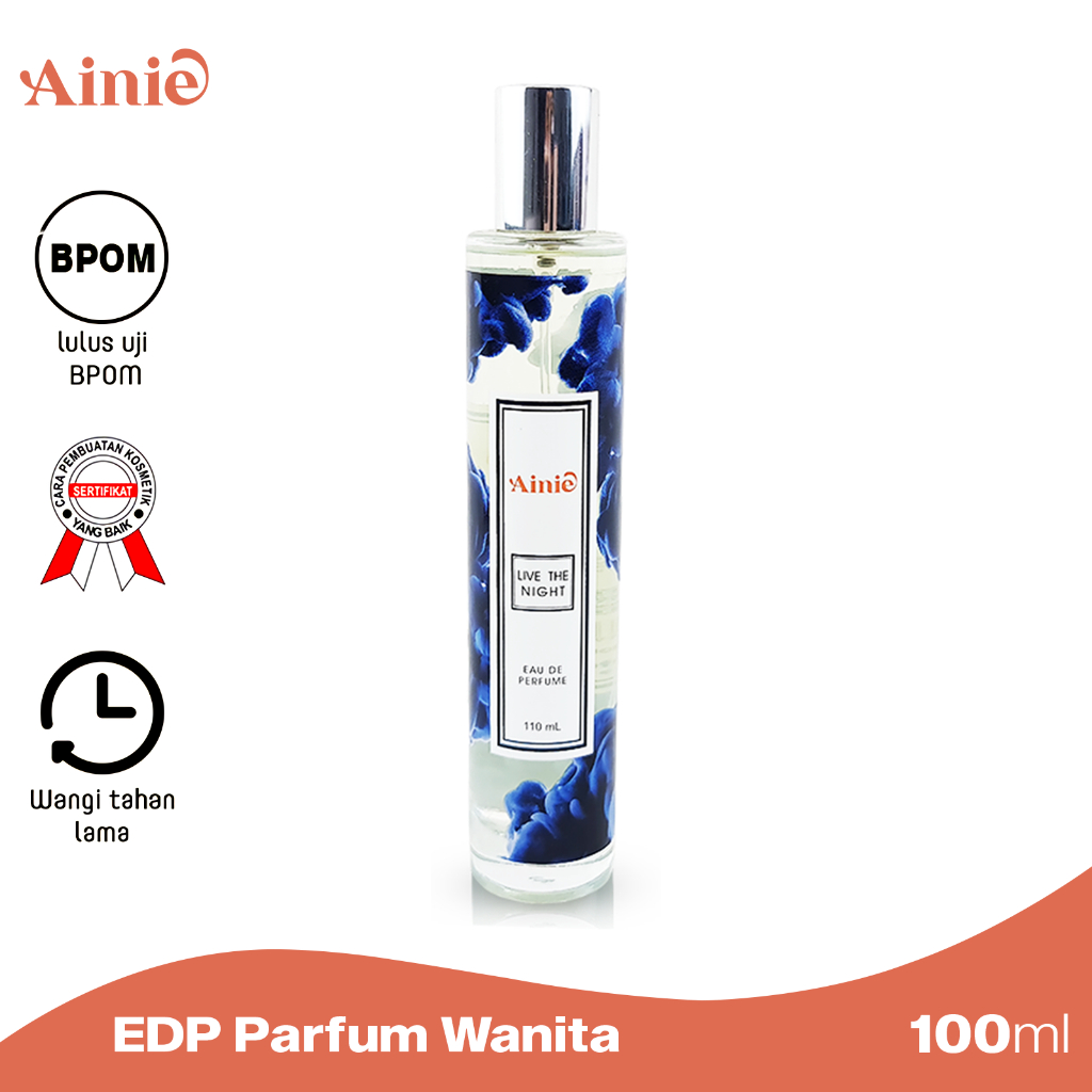 Jual Ainie Parfume Wanita 110 Ml Live The Night Eau De Perfume Minyak Wangi Hol-Ainie-P | Shopee ...