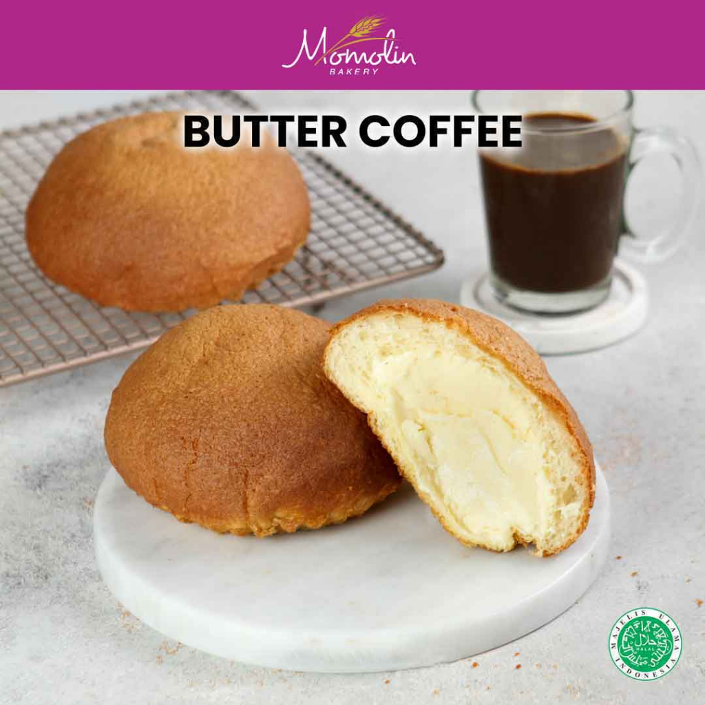 Jual Momolin Bakery Butter Coffee Momolin Bakery | Roti Kopi | Roti Boy ...