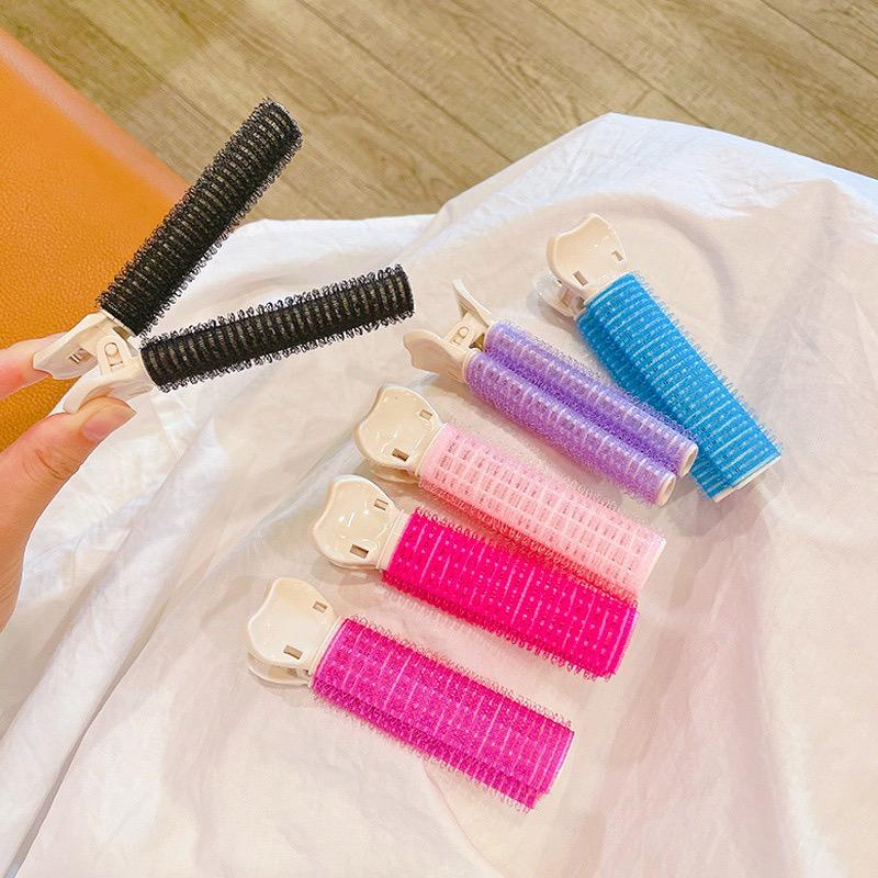 Jual Roll Rambut Jepit Dobel Bludru Roll Jepit Rambut Gulung Jepitan ...