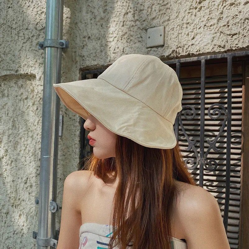 Jual Caliloops Topi Bucket Hat Wanita Korea Premium Lebar Topi Pantai Yeri | Shopee Indonesia