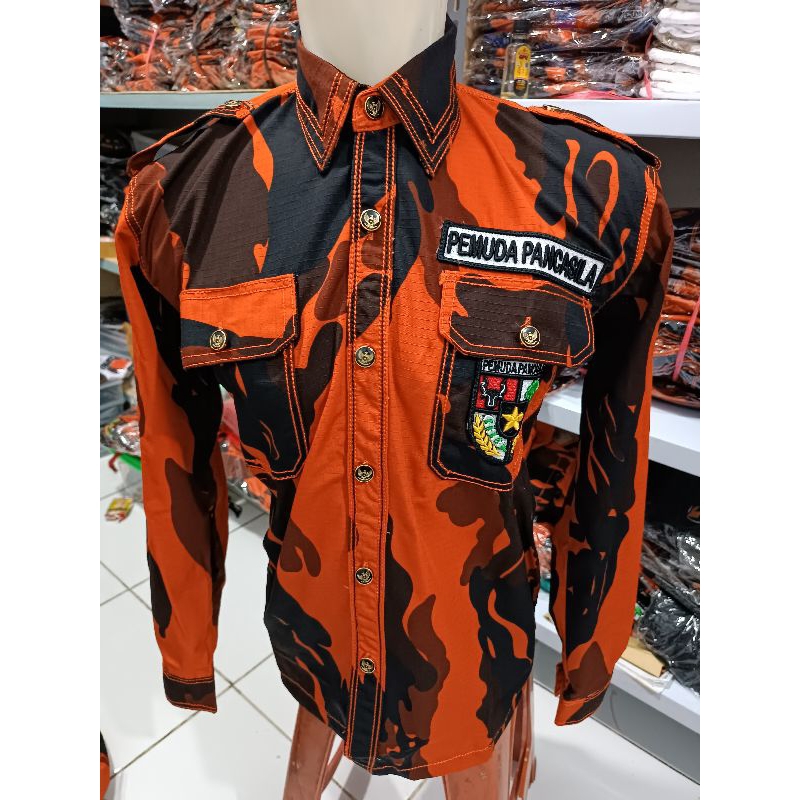 Jual Kemeja pdh Pemuda Pancasila Sritex & twill bordir timbul jahitan ... Jual Kemeja pdh Pemuda Pancasila Sritex & twill bordir timbul jahitan ...