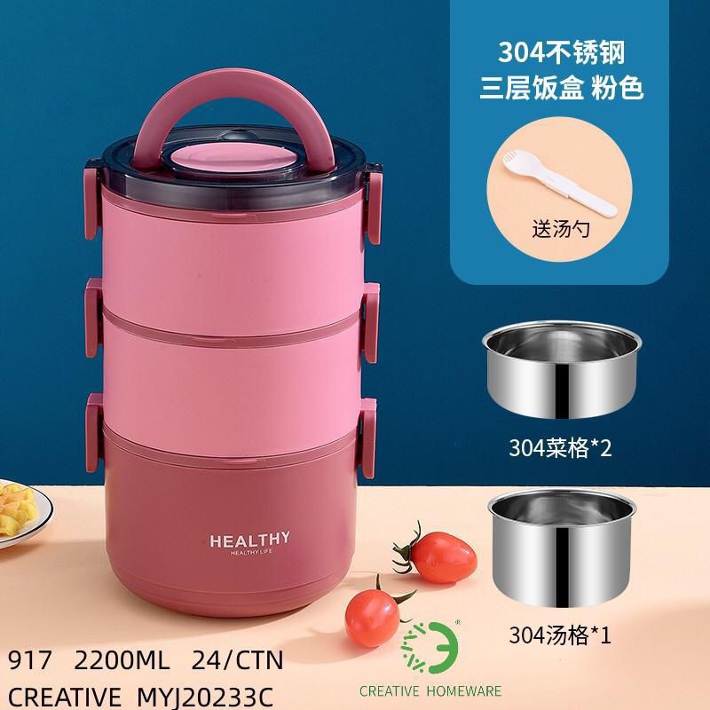 Jual Lunch Box Rantang 3 Susun Healthy | Shopee Indonesia