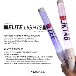 Jual Light Stick JKT48 Elite Lights Warna Warni Custom Nama Member ...