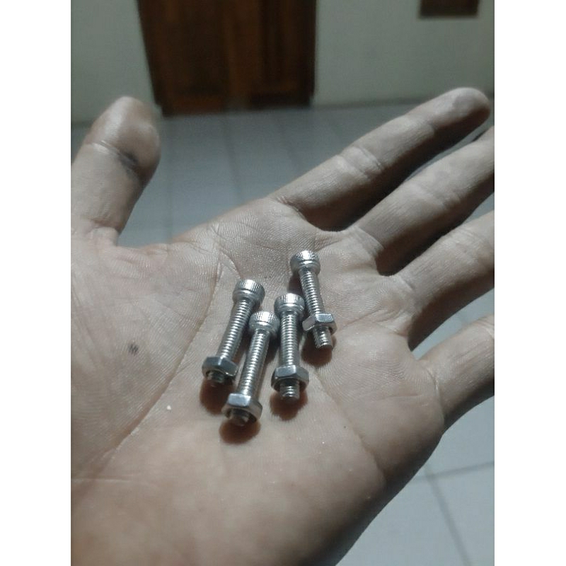 Jual baut baud karbulator kunci L stainless DOUBLE MUR RX king/RXK/RXS ...