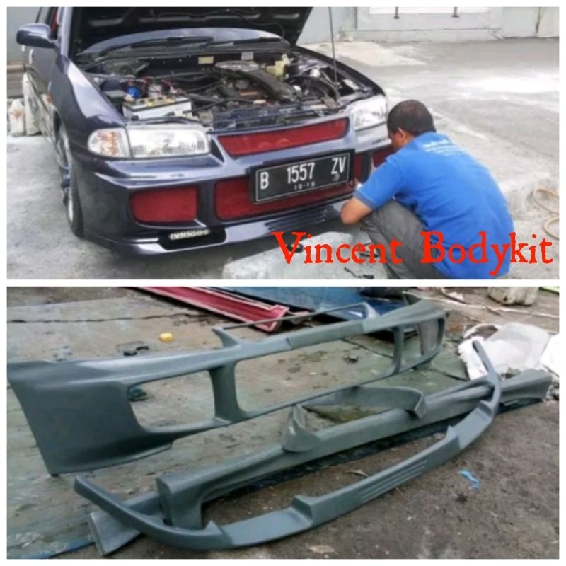 Jual body kit lancer evo 3 GSR full bemper bodykit evo 3 fiber no cat ...