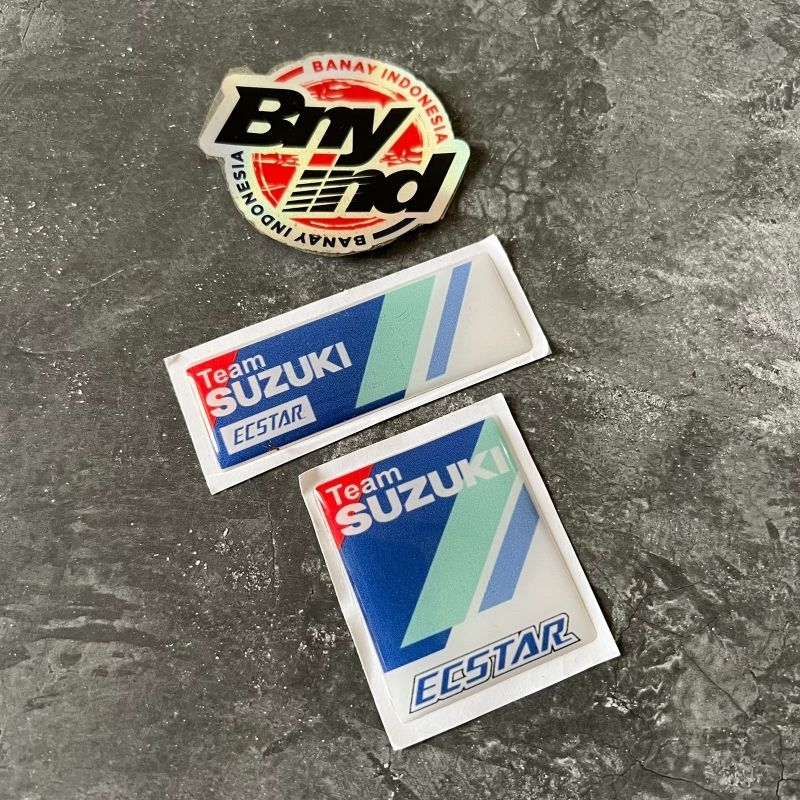 Jual Stiker Sticker Emblem Team SUZUKI ECSTAR timbul | Shopee Indonesia