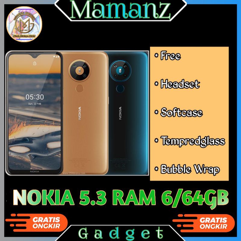Jual Nokia 5.3 Ram 6/64GB ex Resmi murah | Shopee Indonesia