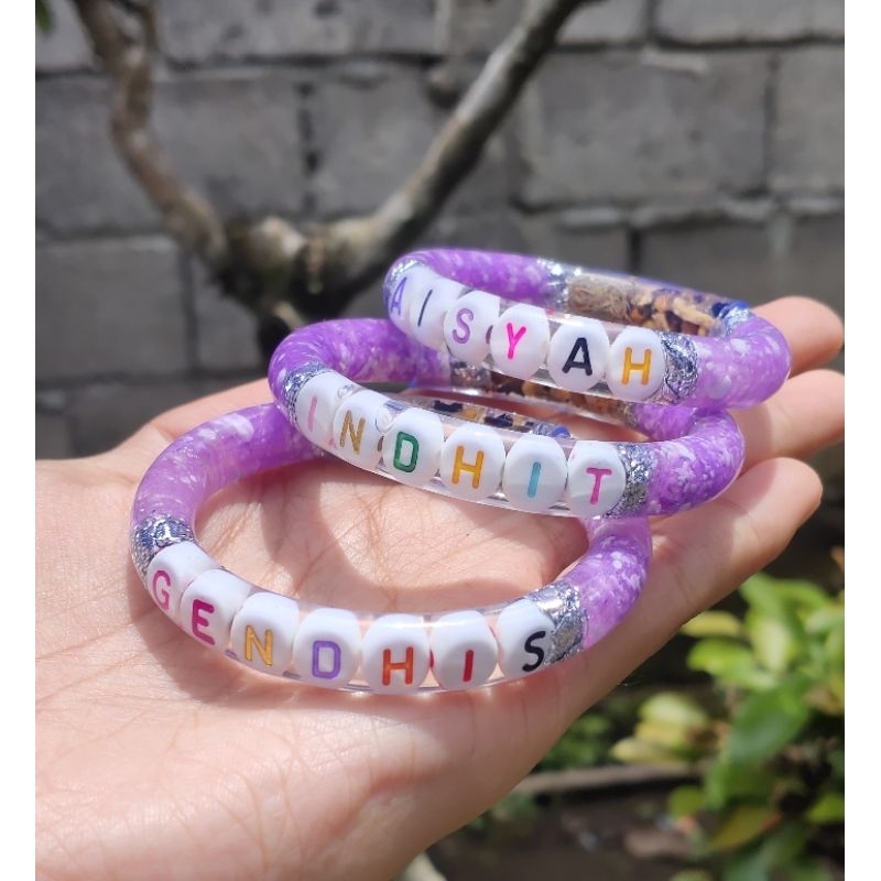 Jual gelang sawan custome/gelang nama/gelang sambetan/gelang dingo ...