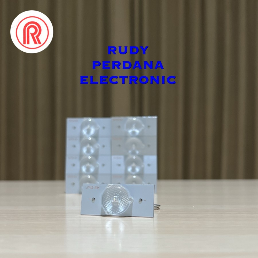 Jual LAMPU LED TV BACKLIGHT BACK LIGHT UNIVERSAL 3V 3 VOLT | Shopee ...