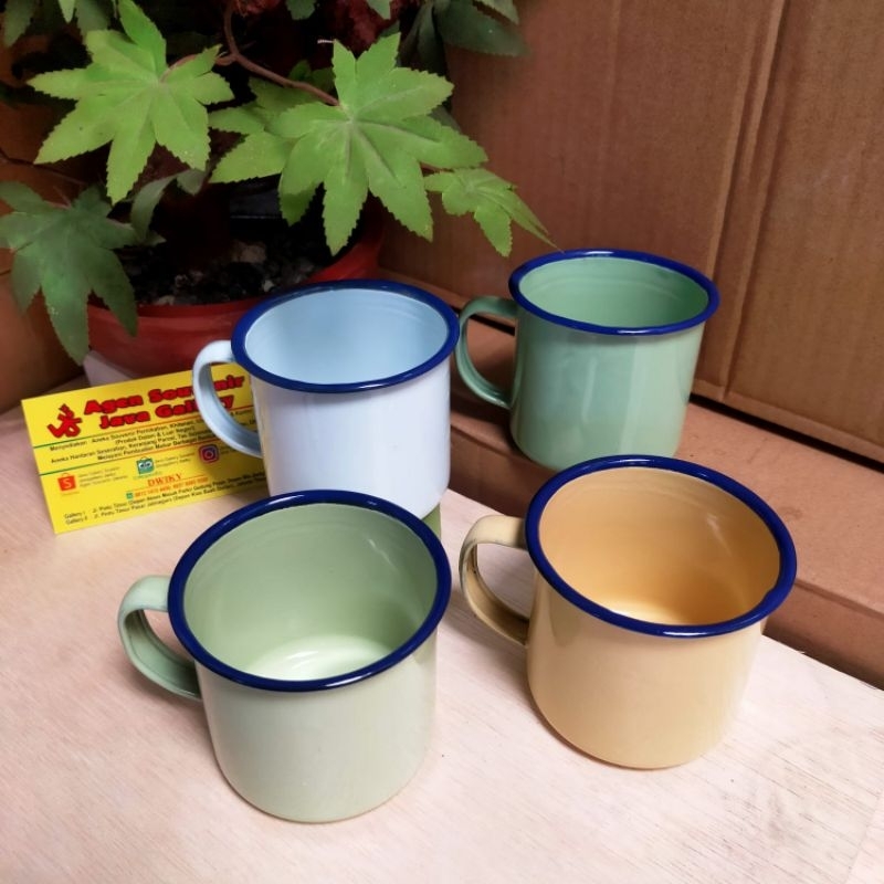 Jual Gelas Enamel 7cm | Shopee Indonesia