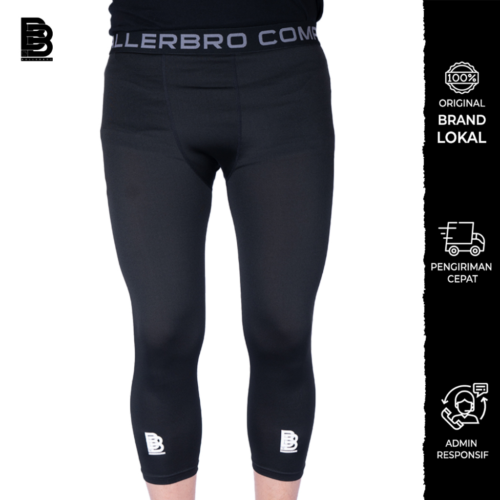 Jual Compression 3/4 Pants BALLERBRO | Shopee Indonesia