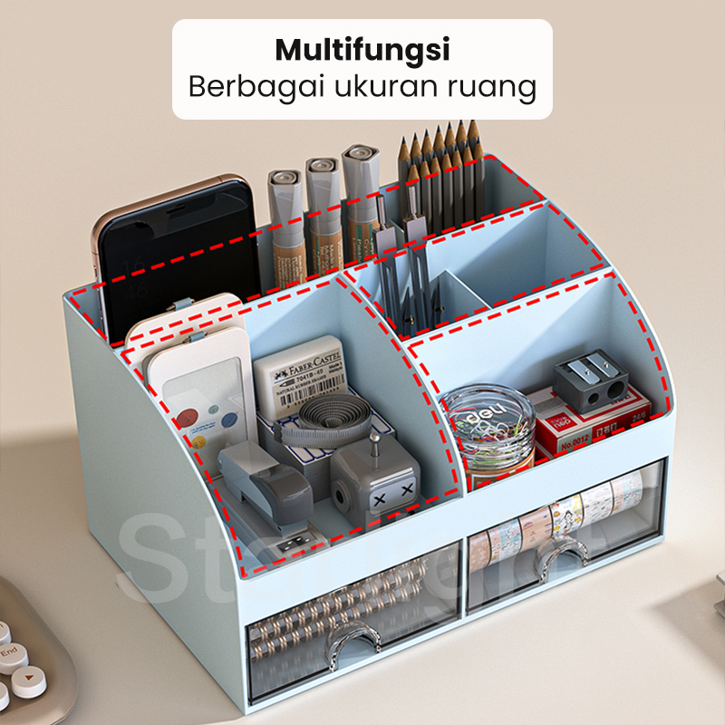 Jual Starlight Kotak Organizer Alat Tulis Meja Kantor Rak Kosmetik Laci ...