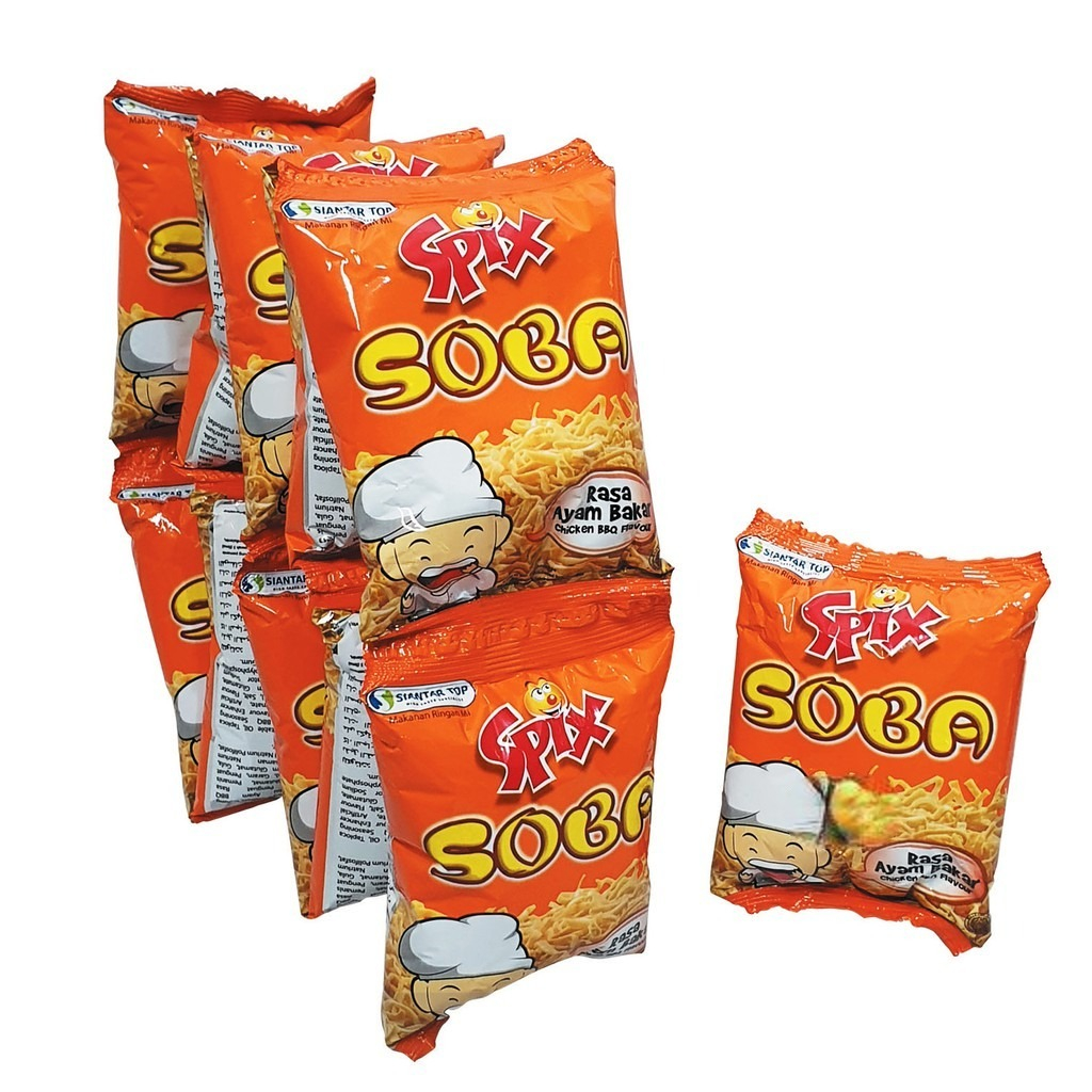 Jual ( BERKAH ) SOBA SPIX Mie Renceng 10 pcs x 17gr Spix Soba Mie ...