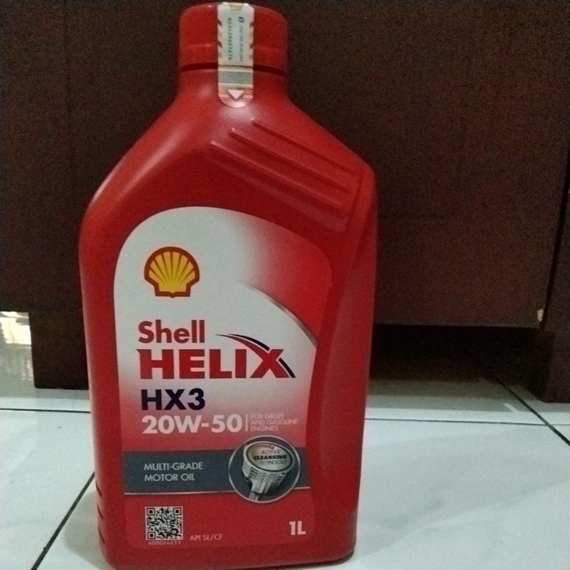 Jual Shell Helix HX3 20W-50 Original 1 Liter | Shopee Indonesia