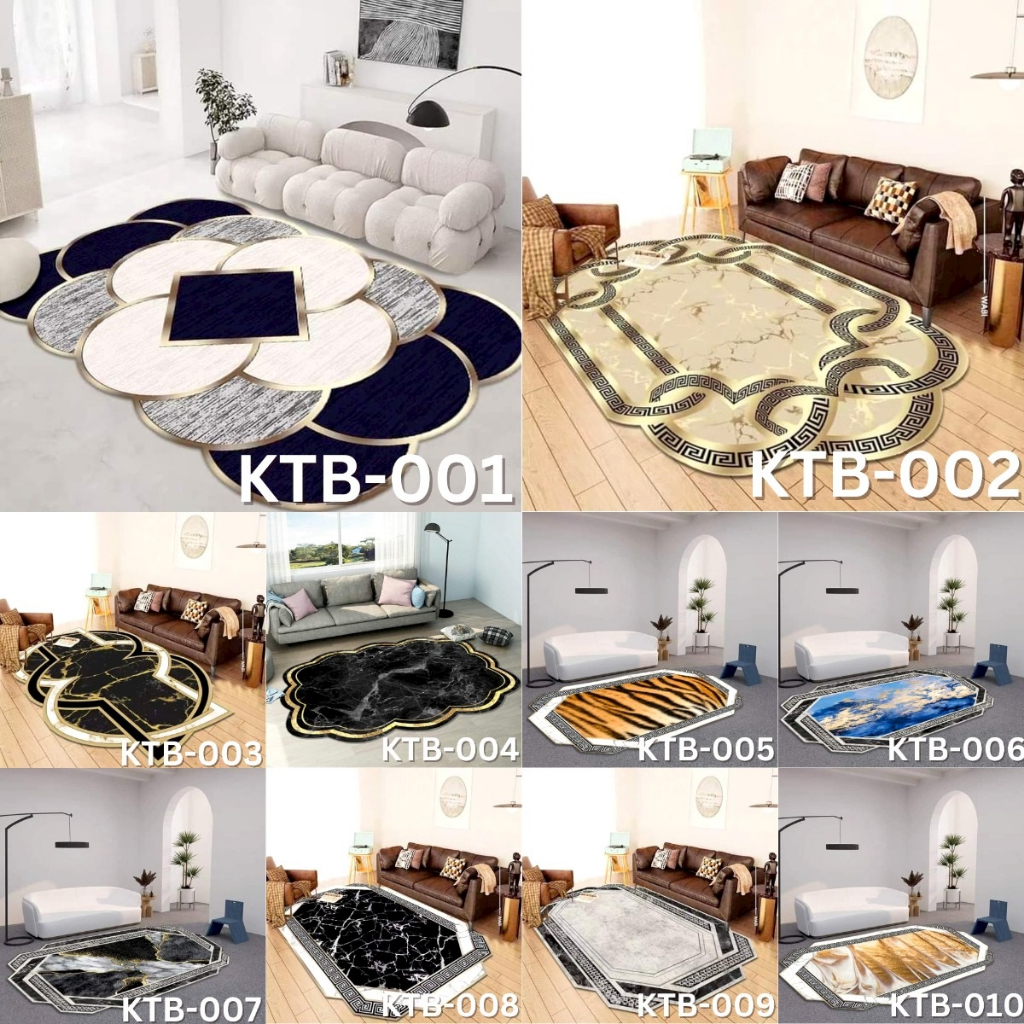 Jual KARPET LANTAI MOTIF TURKEY UK 140x200cm ANTI SLIP (KTB001-KTB-011) MOTIF BARU | Happyonshop ...