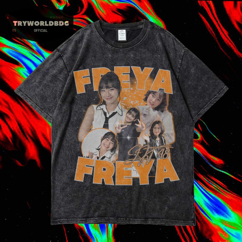 Jual TRYWORLDBDG OFFICIAL "FREYA" KAOS OVERSIZED | KAOS WASHED | STONE ...