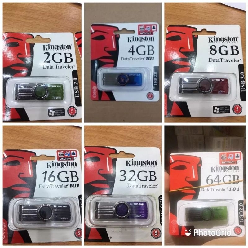 Jual PS - Flashdisk Kingston 2GB / 4GB / 8GB / 16GB / 32GB / 64GB - Flash Drive Kingston 2 4 8 ...