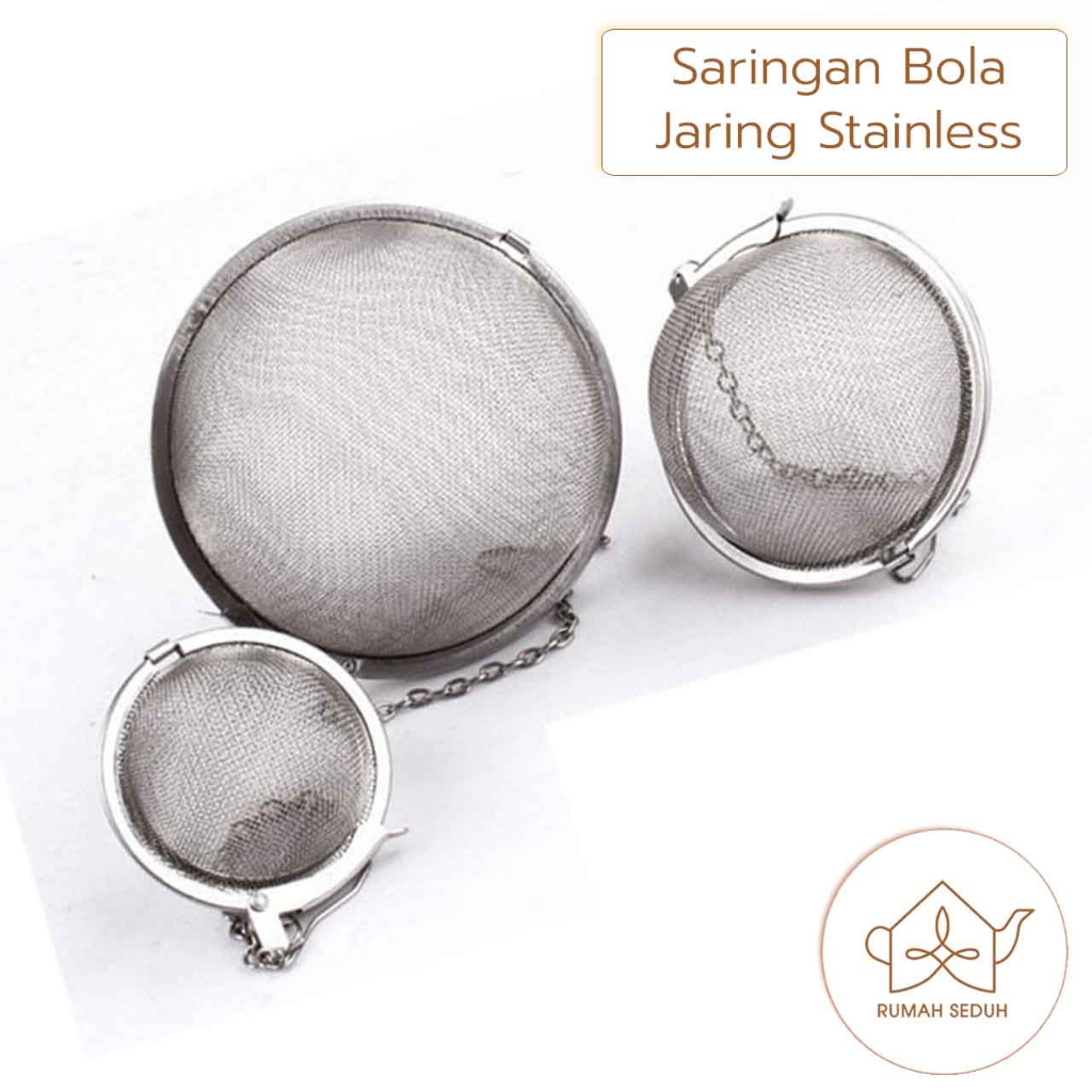 Jual Saringan Jaring Teh Bumbu - Mesh Ball - Saringan Bola Bulat ...